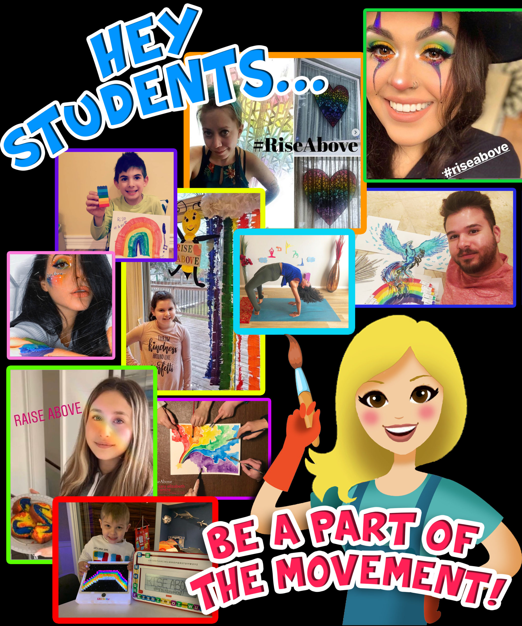 Rise Above Initiative: Rainbow Trail – Façade Academy of the Arts